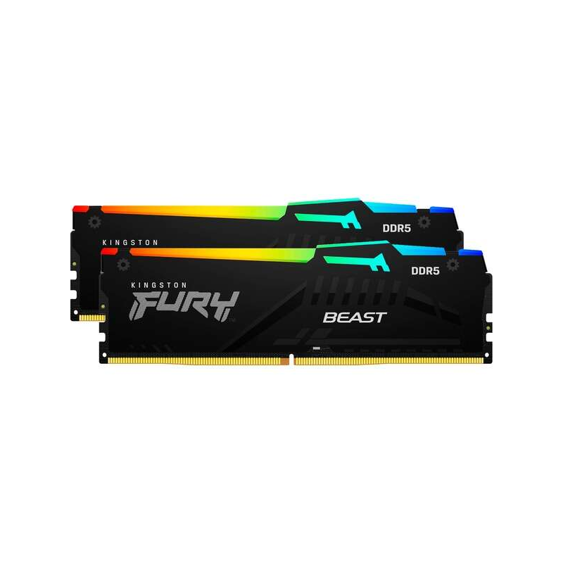 Mémoire RAM Kingston Fury Beast RGB Expo DDR5 6000 MT/s 32 Go (2 x 16 ...