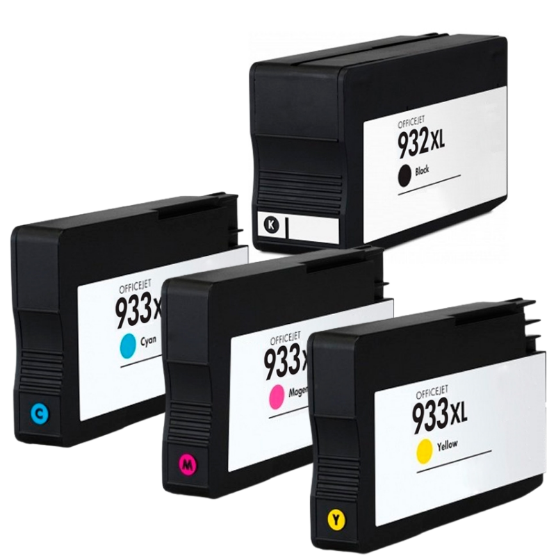 Pack compatible HP 932XL/933XL en stock - 123CONSOMMABLES