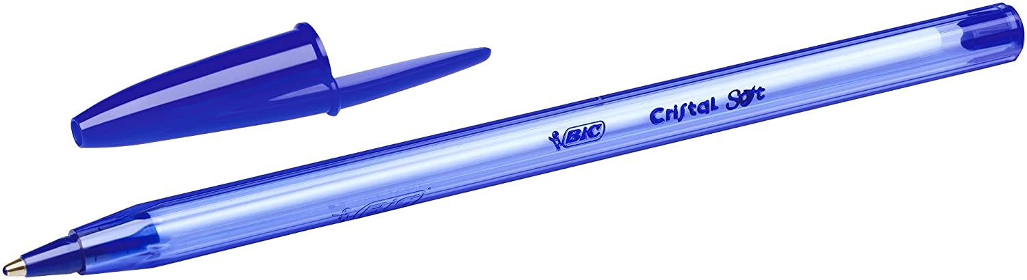 Bic Cristal Soft Lot de 10 stylos à bille couleur en stock ...