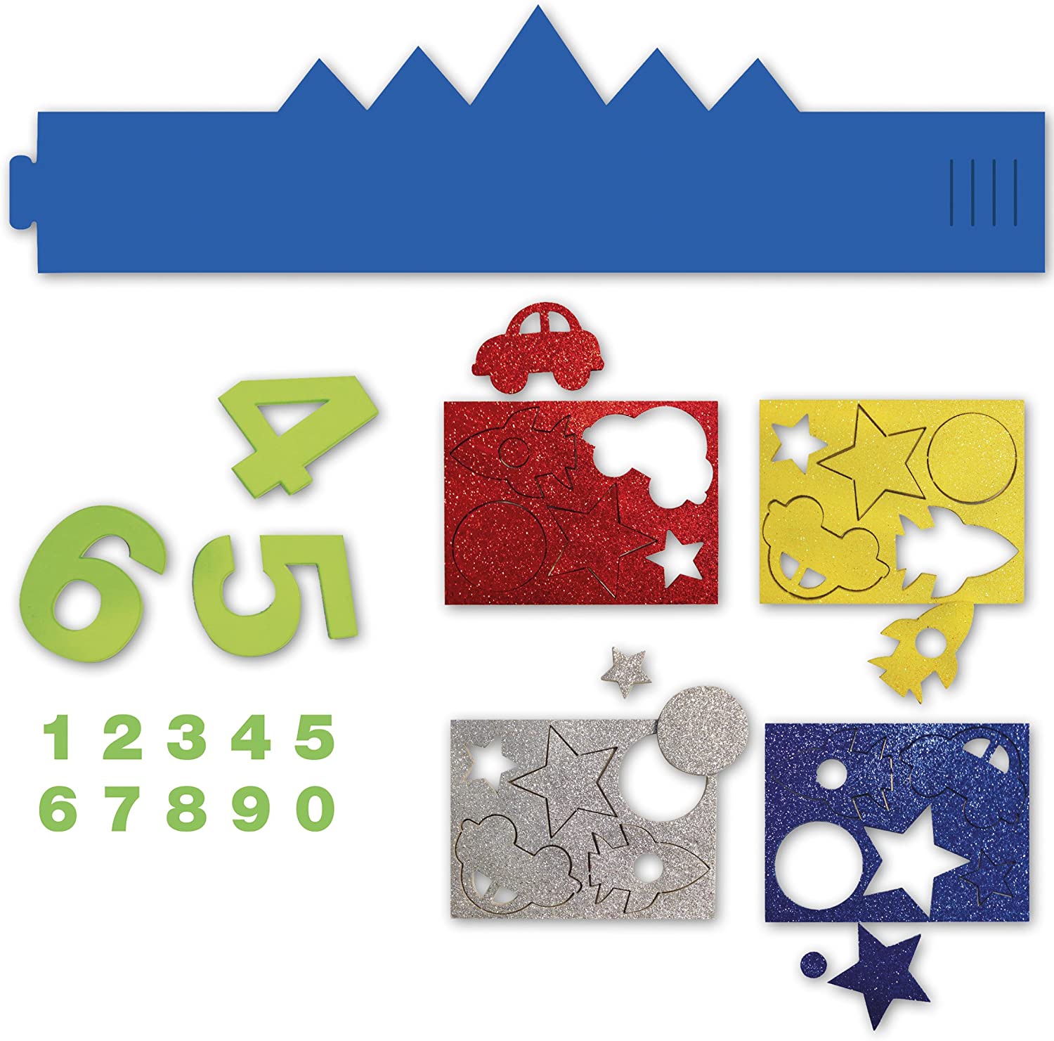 Apli Couronne d'Anniversaire, 10 Chiffres couleur en stock ...