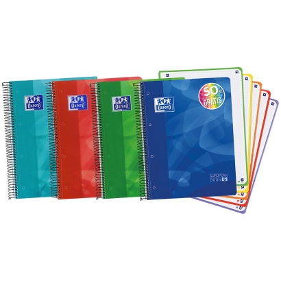 Enri Plus Pack de 10 Carnets Spirale 4x4mm Format Folio Carré - 80 ...