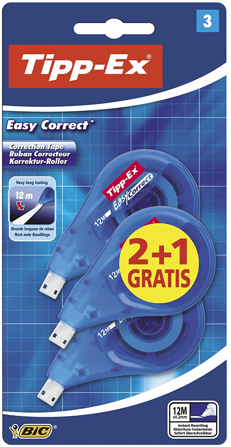 Tipp-Ex roller de correction Easy Correct - 3 pièces en stock ...