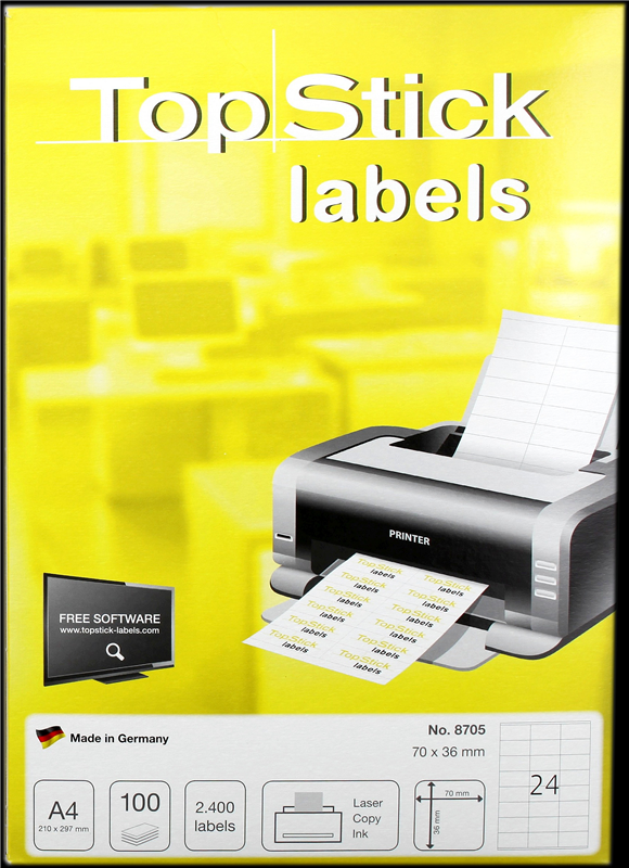 TOP STICK Étiquettes multi-usages (70x36mm) en stock - 123CONSOMMABLES